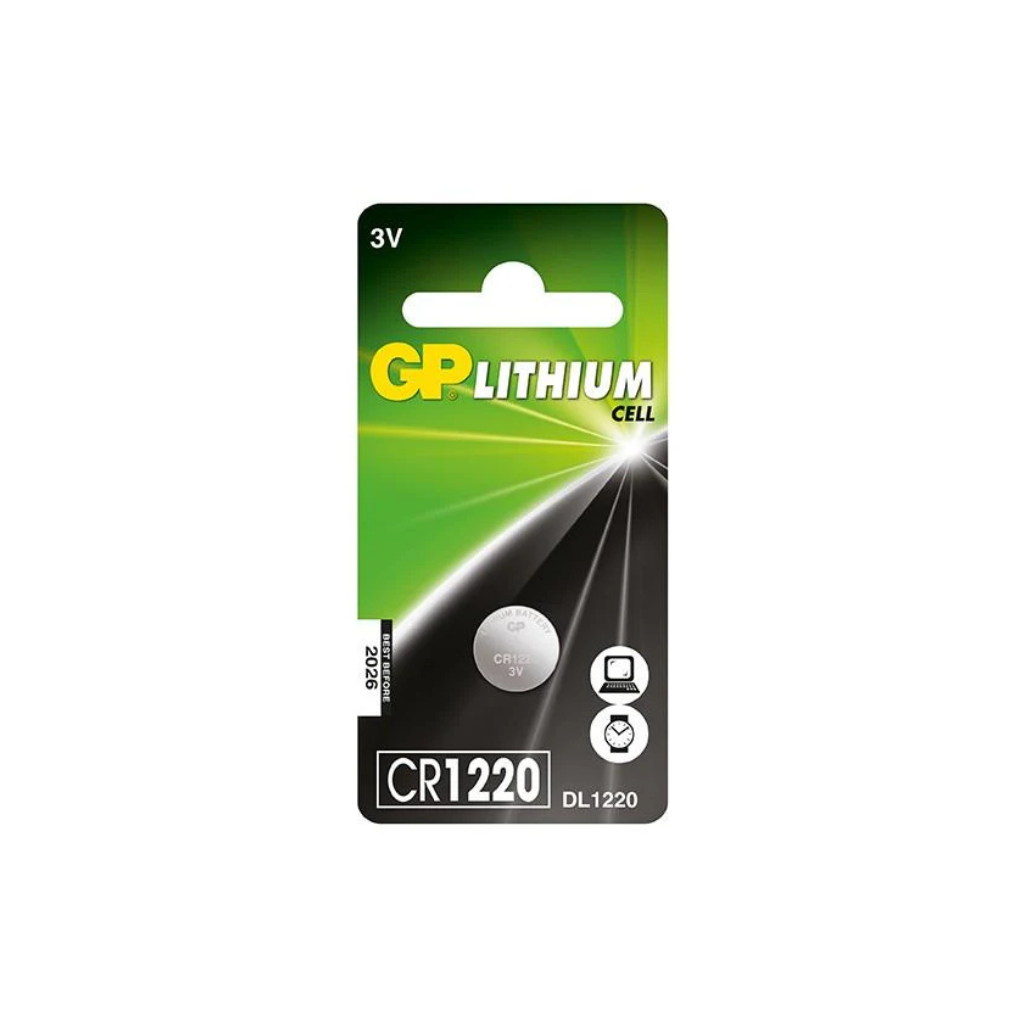 GP Lithium Coin Battery (CR1220)